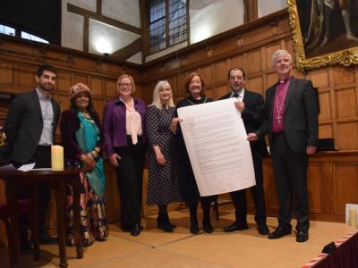 Bishop Andrew speaks at historic interfaith event - Diocese of Guildford